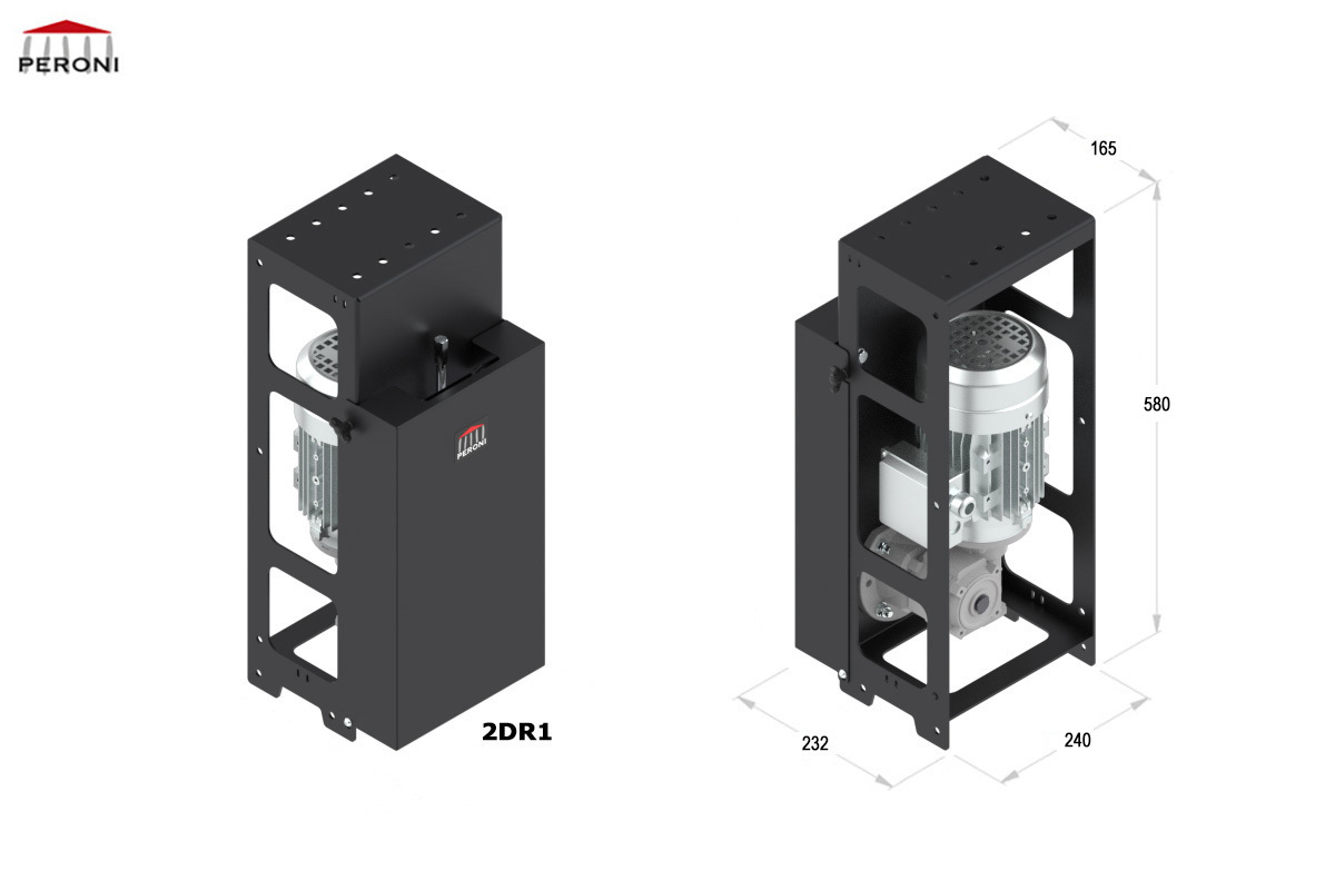 2DR1 - Rope Drive System R1 - Engines for tracksystems | PERONI