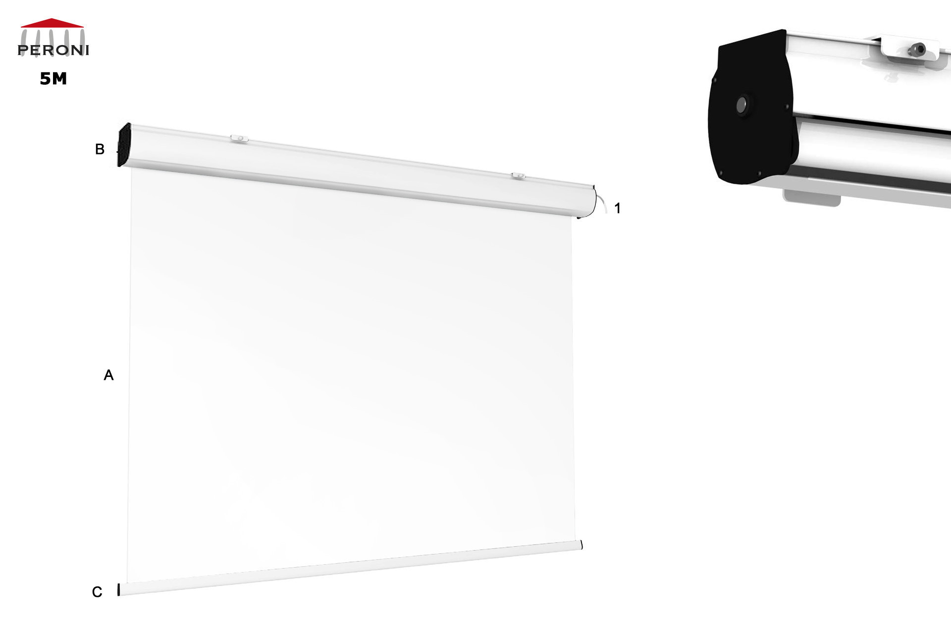5M - Master - Motorized roll-up screens | PERONI