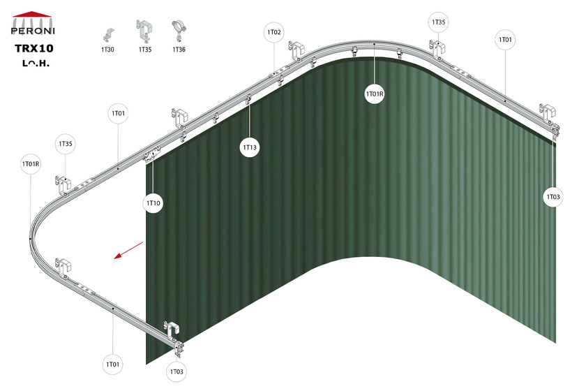 1T - TRX10 - Track systems | PERONI