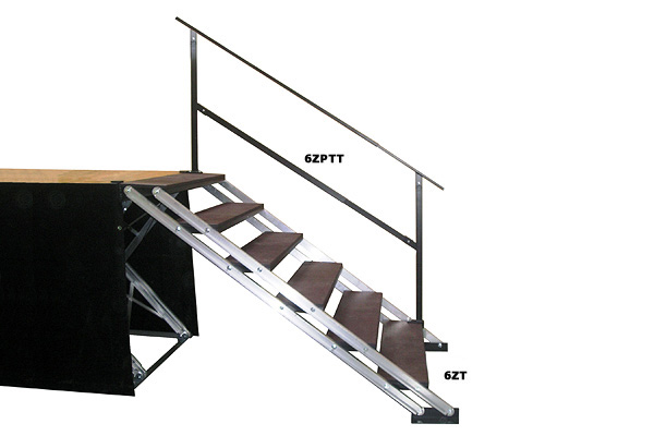 6ZPT - Safety parapets for stairs - Accessories for platforms | PERONI