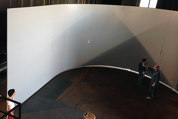 Panoramic screen for flight simulator - Screens for public places | PERONI