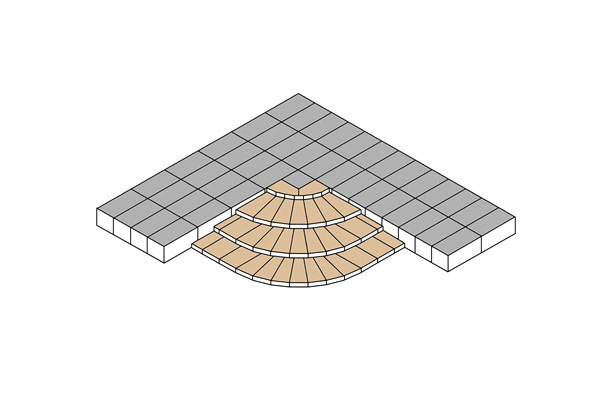 Shapes - Vertical legs platforms | PERONI