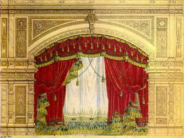 ''The Adventure of the Curtain'' - Main curtains | PERONI