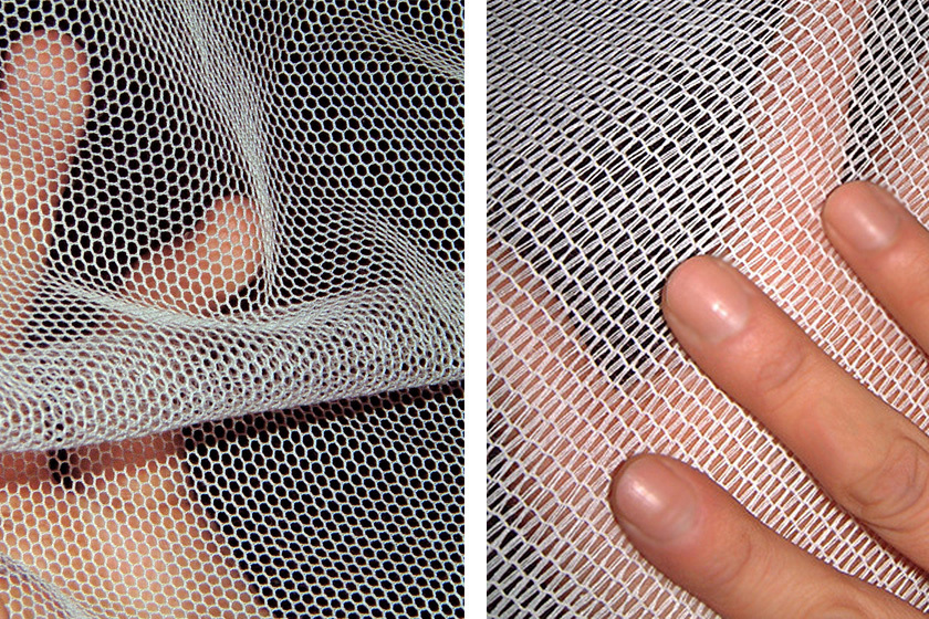 Meshes and colours of tulle - Projection / transparency backdrops | PERONI