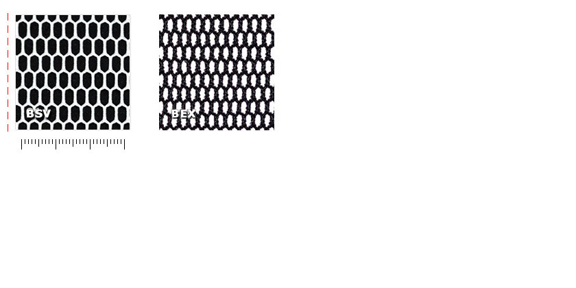 Meshes and colours of tulle - Projection / transparency backdrops | PERONI